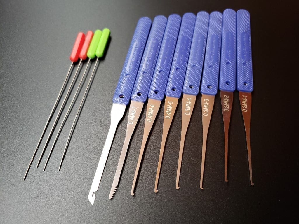12 Piece Lock Pick Key Extractor Set | Modern Warrior Project