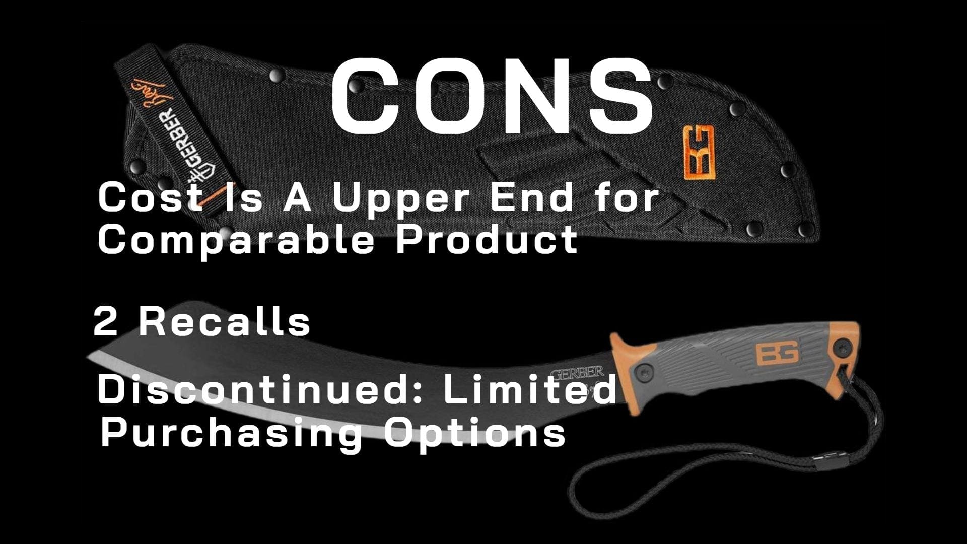 Gerber Bear Grylls Parang Machete Review