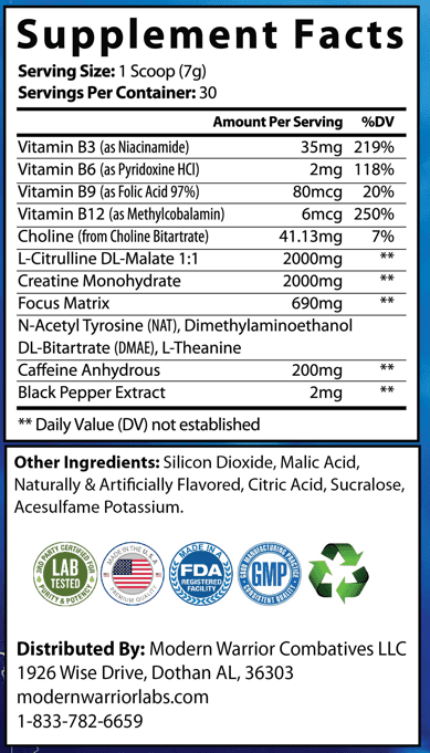 Storm Pre Workout Formula Grape | Modern Warrior Project