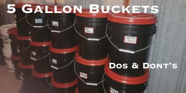 The Do's and Don'ts of Using 5 Gallon Buckets for Long-Term Food ...